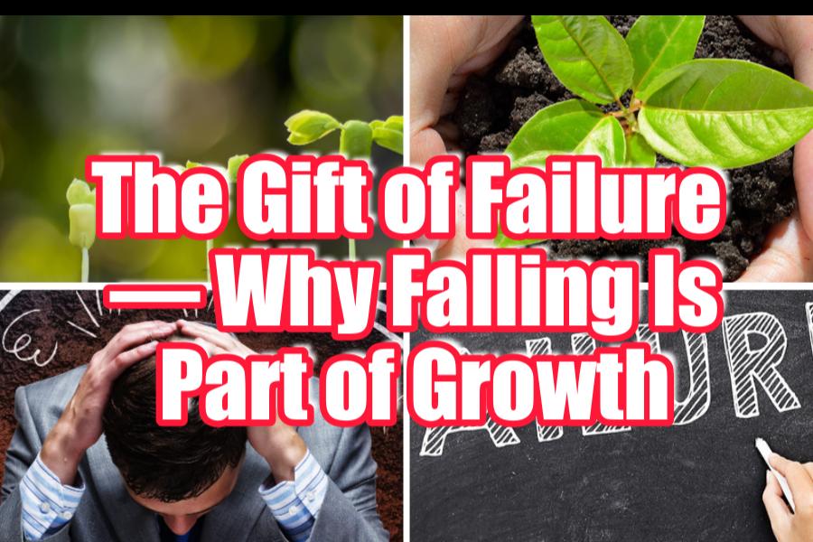 The Gift of Failure — Why Falling Is Part of Growth - KOPITIAM.COM.SG
