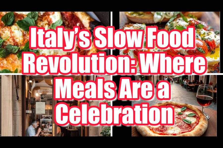 Italy Slow Food Culture: Meals as a Celebration